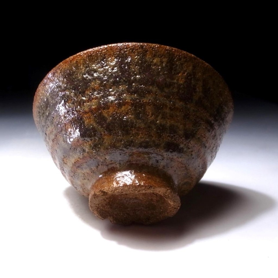 CP34 Japanese tea bowl, Mikawachi ware by Great Human Treasure, Heibei ...