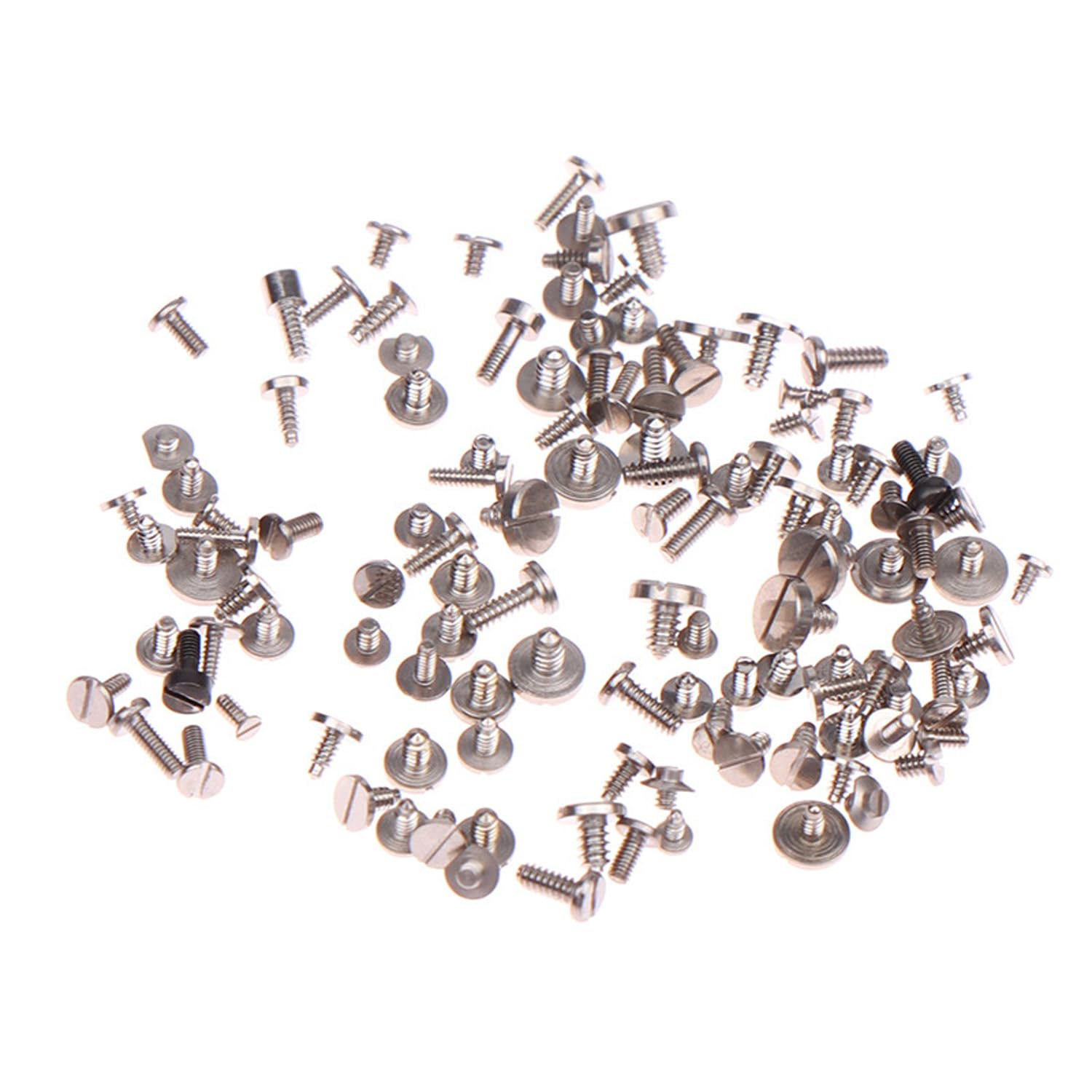 100 Piece Set of Watch Battery Clamp Screw Assortment Replaces Old ...