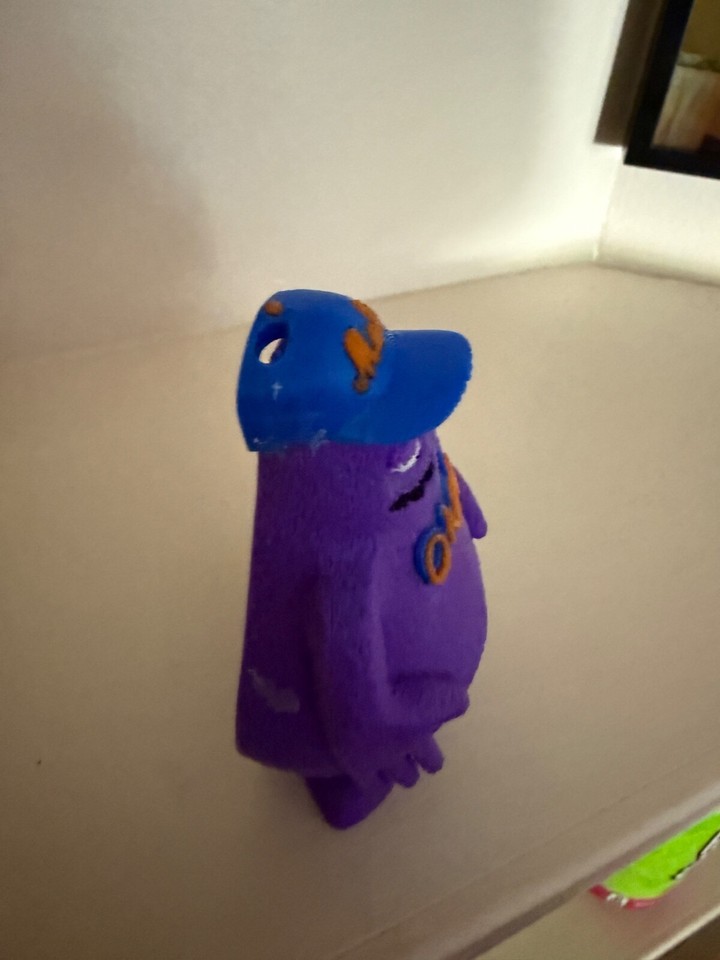 Mets Grimace Keychain Or Backpack Ornament. Made In USA | eBay