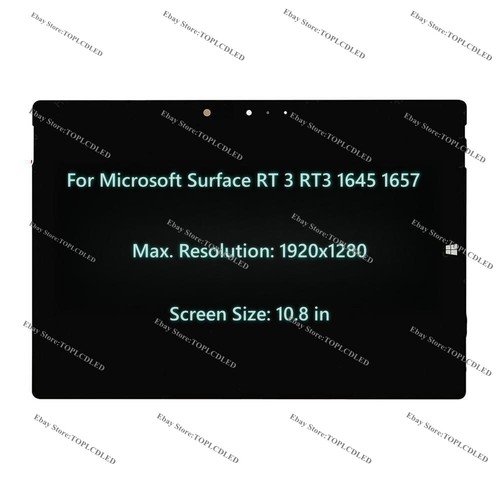 10.8" Microsoft Surface Pro RT3 1645 1657 LCD Touch Screen Display ...