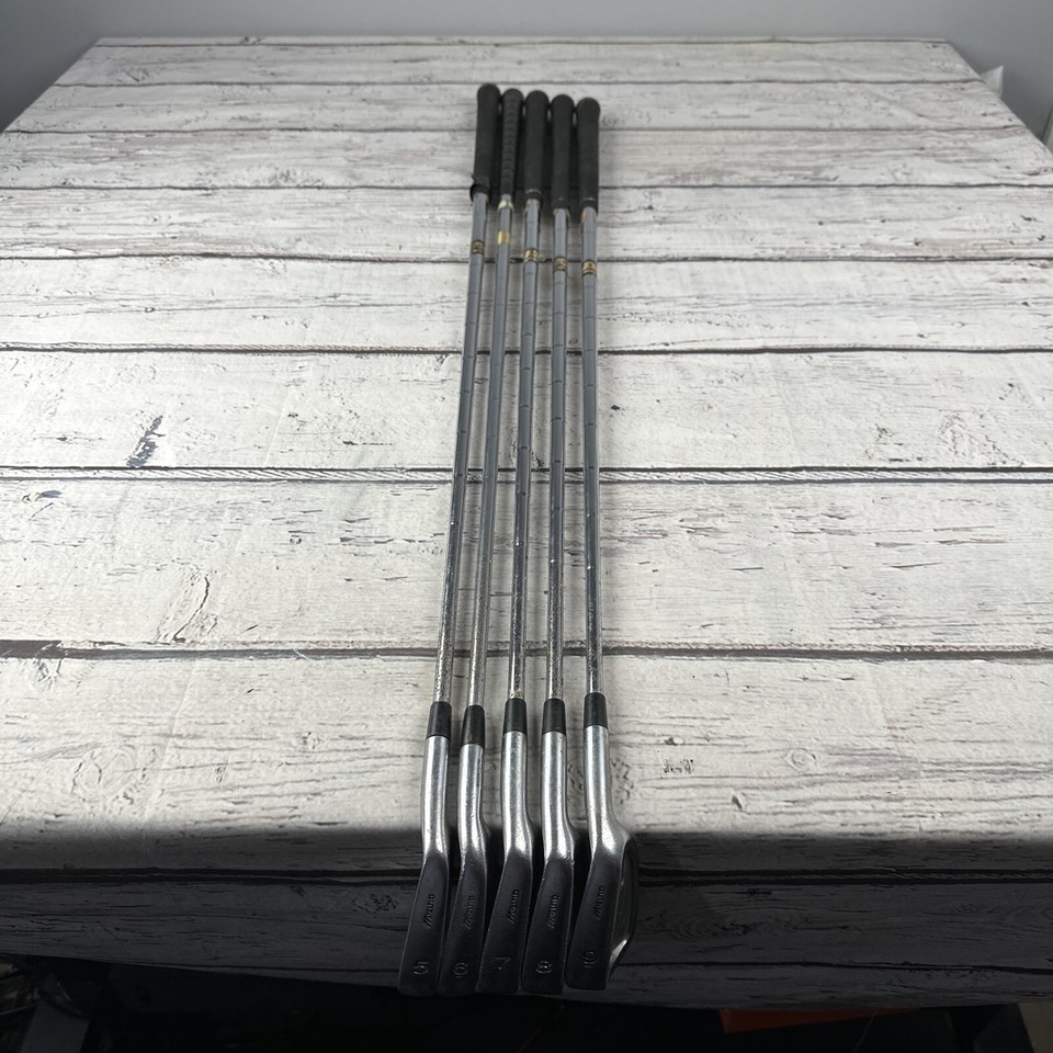 Mizuno T-Zoid Pro/Comp Ez Forged Iron Set 5-9 Steel Shafts Stiff Clubs ...