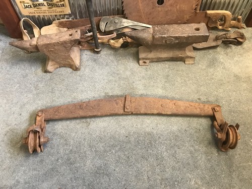 Antique Collectable Pioneer Doubletree Neckyoke Pulleys Draft Horse ...