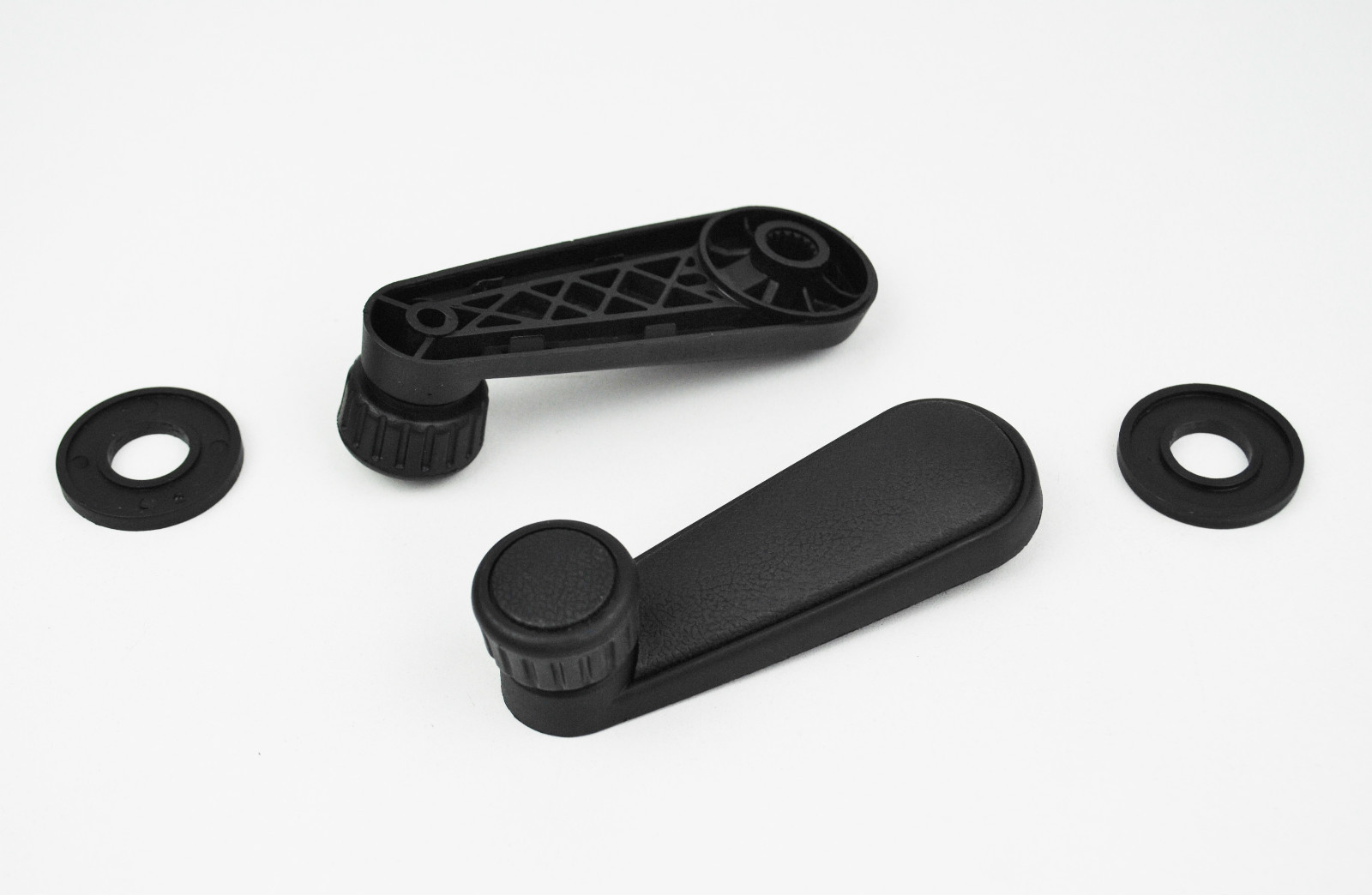 2x Fensterkurbel schwarz für VW Golf 1 Cabrio T3 Bus Bulli Polo Golf 2 ...