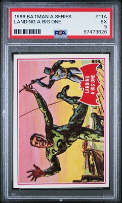 1966 BATMAN A SERIES 11A LANDING A BIG ONE PSA 5 | eBay