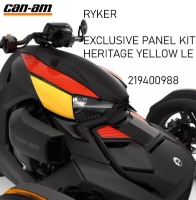 Can-Am Ryker- Exclusive Panel Kit- Heritage Yellow/Red LE- 219400988 | eBay