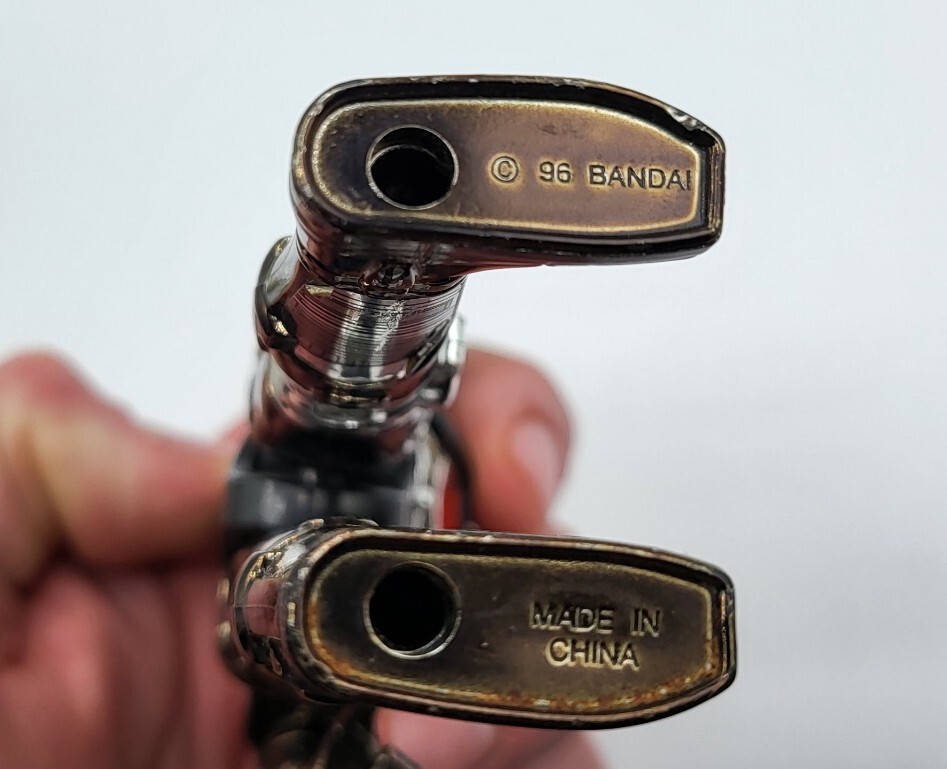 Vintage 1998 Beetleborg Metallic Black Shadow Borg Bandai Action Figure ...