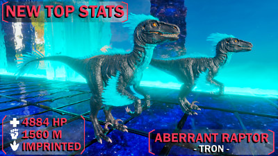 ⚡ARK Survival Ascended PvE PC/XBOX/PS5 Aberrant Raptor Tron New Top ...