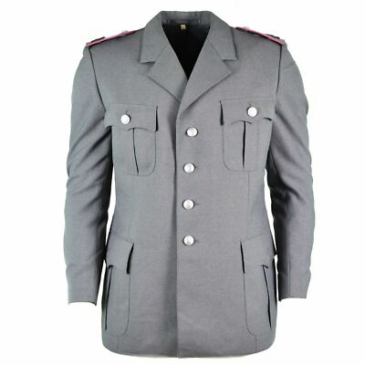 ORIGINAL GERMAN ARMY DRESS JACKET DDR GREY FORMAL UNIFORM NVA OFFICERS ...