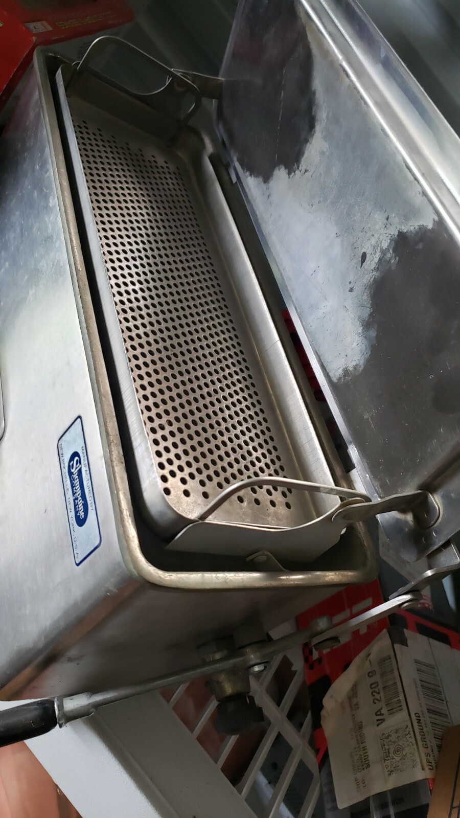 VINTAGE CASTLE SHAMPAINE AUTOCLAVE STERILIZER TATTOO DENTAL 16X6X4 ...