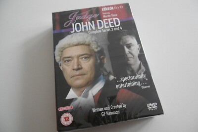 NEW SEALED JUDGE JOHN DEED SERIES 3 & 4 MARTIN SHAW 5 DISC BOX SET 12 ...