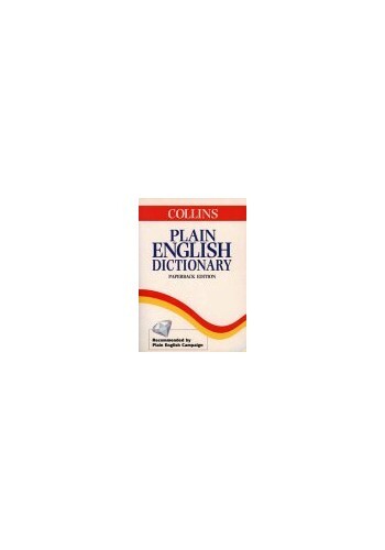 COLLINS Plain English Dictionary Paperback / softback Book The Fast ...