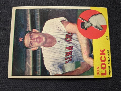 1963 Topps Baseball Card # 47 Don Lock RC - Washington Senators (VG/EX ...