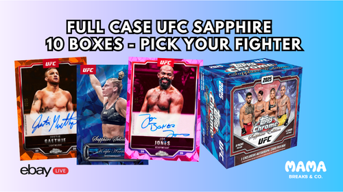 Alexandre Pantoja 2025 Topps Chrome UFC SAPPHIRE 10 Box Full Case PYF ...