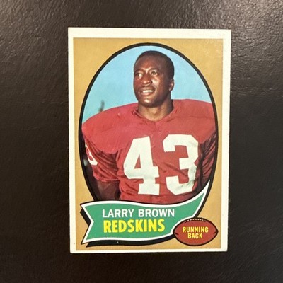 1970 Topps Larry Brown #24 Redskins Rookie card RC set break nfl RB 🏈🔥🏈 ...