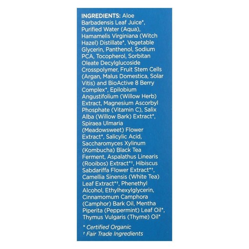 Andalou Naturals Clarifying Aloe plus Willow Bark Pore Minimizer 6 fl ...