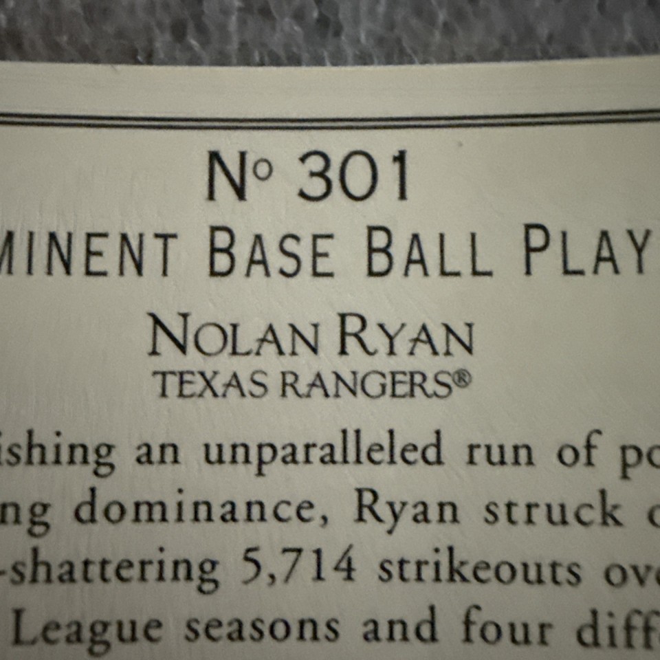 2005 Topps Turkey Red HOF #301 Nolan Ryan Texas Rangers | eBay