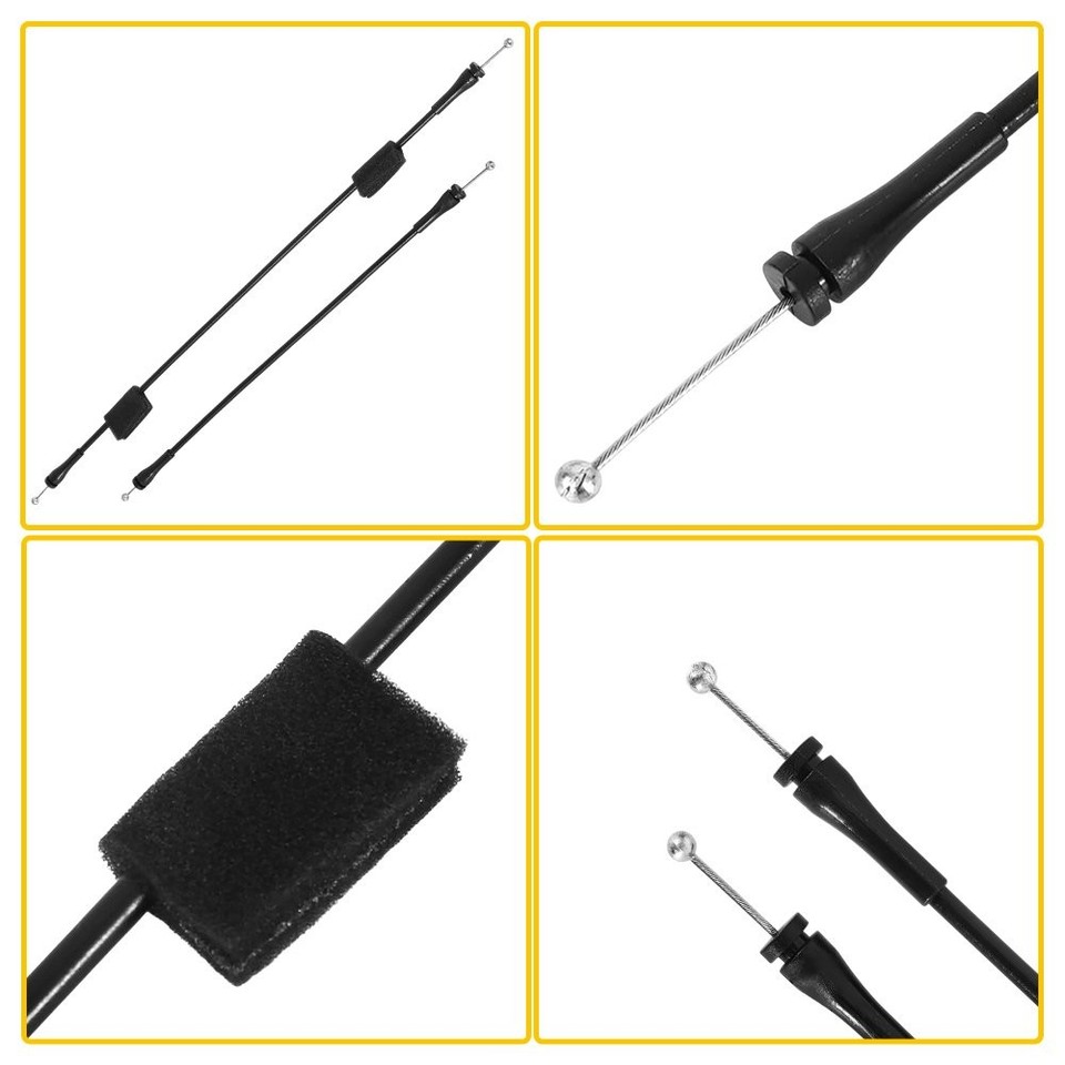 Rear Right Side Cargo Door Latch Cable&Rod For 1992-14 Ford E150 E250 ...