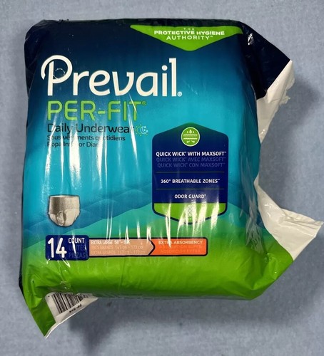 Prevail Daily Underwear, Incontinence, Disposable, Extra Absorbency, XL ...