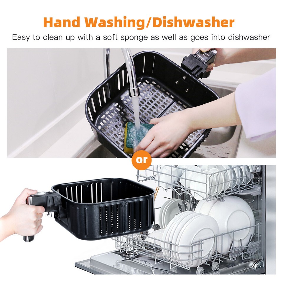 UTEN Large Air Fryer XXL 1700W 5.8QT/6.9QT Oven Hot Electric Air Fryer ...