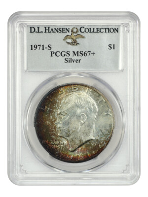 1971-S $1 PCGS MS67+ (Silver) ex: D.L. Hansen | eBay