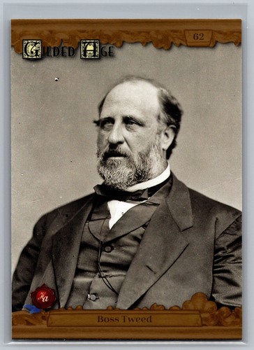 Boss Tweed 2022 Historic Autographs Gilded Age RADIANT #62 Trading Card ...