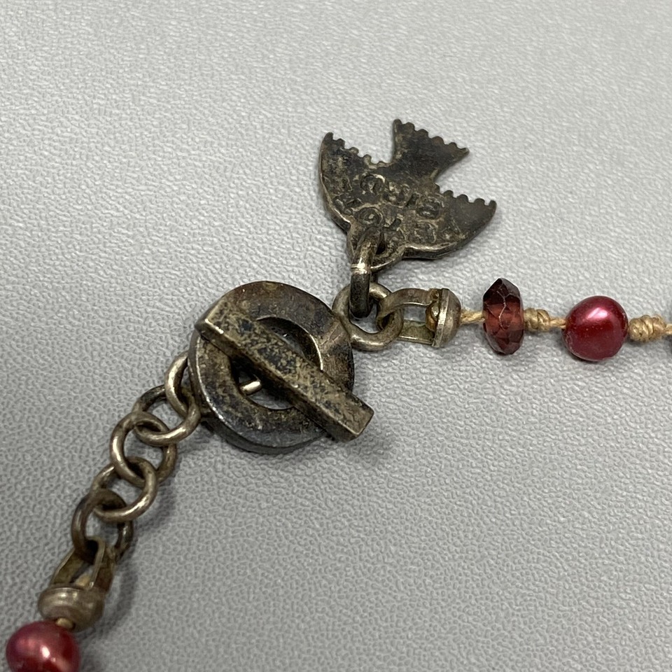 Sundance Catalog Necklace Peyote Bird Amethyst Rose Quartz Pearl ...