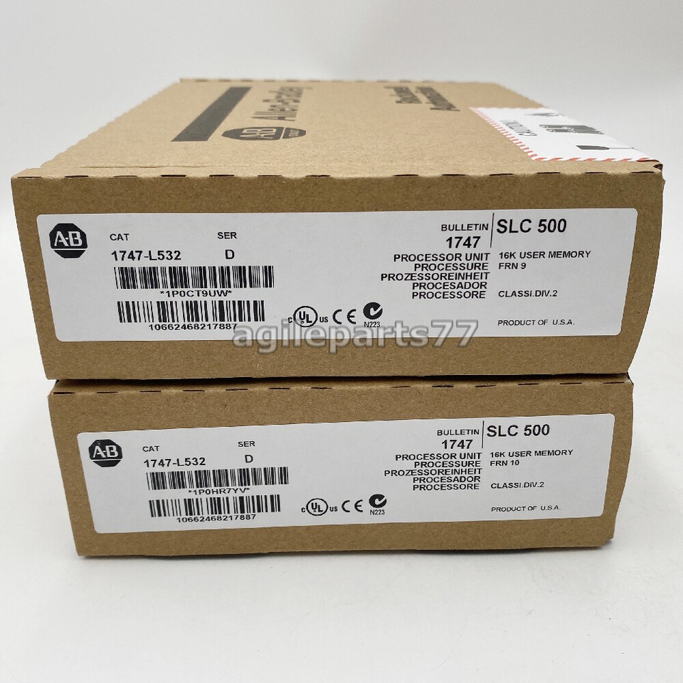 NEW Sealed AB 1747-L532 Ser D SLC 500 Processor Unit Module 1747L532 TX ...