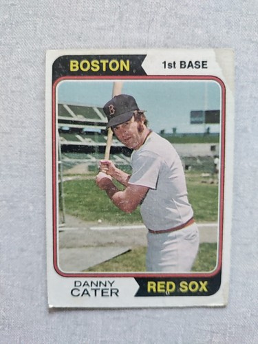 1974 Topps Danny Cater Baseball Cards #543 Poor Read Description Red ...