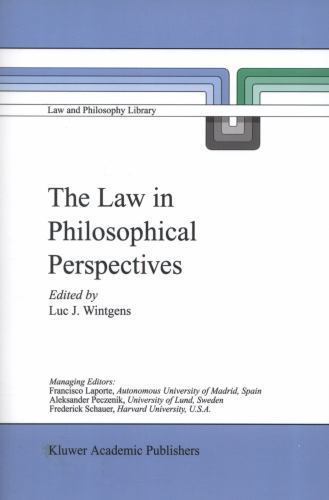 Law and Philosophy Library: Law in Philosophical Perspectives : My ...