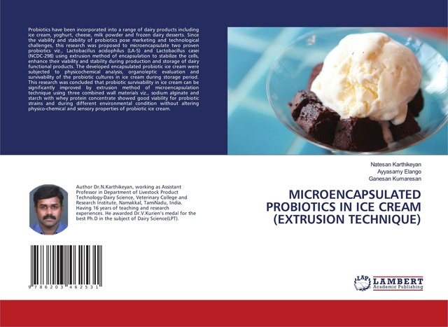 Microencapsulated Probiotics in Ice Cream (Extrusion Technique) von ...