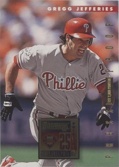 1996 Donruss - Gregg Jefferies #341 Press Proof /2000 for sale online ...