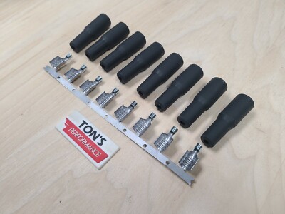 8 Pack Spark Plug Wire Boot & Terminal LSX LS1 LS LT1 LT Coil Pack 180 ...