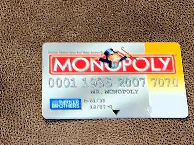 Monopoly 2007 Electronic Banking Replacement Part Yellow Bank Debit ...