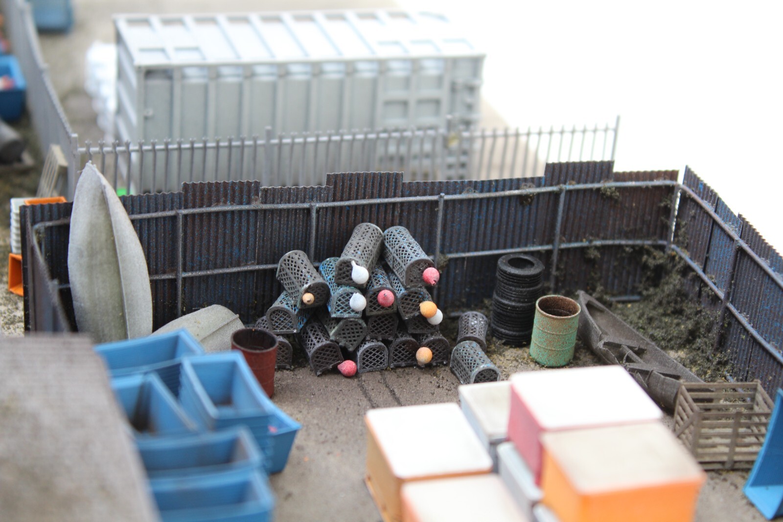 Lobster Pots with fishing buoys - OO Gauge 1:76 scale Model Railway ...