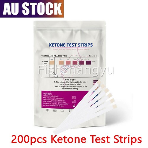 200pcs Ketone Test Strips Urine Analysis Keto Sticks Ketosis Ketostix ...