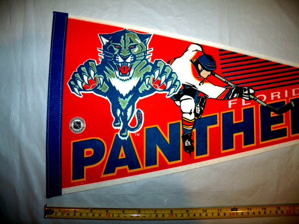 Florida Panthers 1990s Original Full Size WinCraft NHL Pennant EXC | eBay