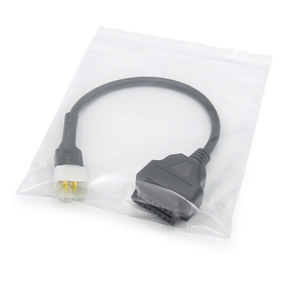 6-Pin to 16-Pin Motorcycle OBD2 Diagnostic Adapter Cable For Delphi ...