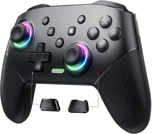 VOYEE Switch Controller Wireless, Pro Controllers Compatible with Black ...