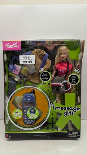 RARE Mattel 2004 Barbie "i Message Girl" Cell Phone - HTF NRFB Blond 2 ...