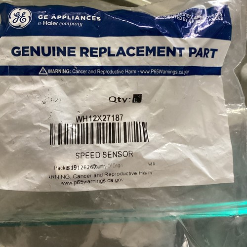 BRAND NEW GENUINE OEM GE WH12X27187 WASHER SPEED SENSOR FACTORY ...