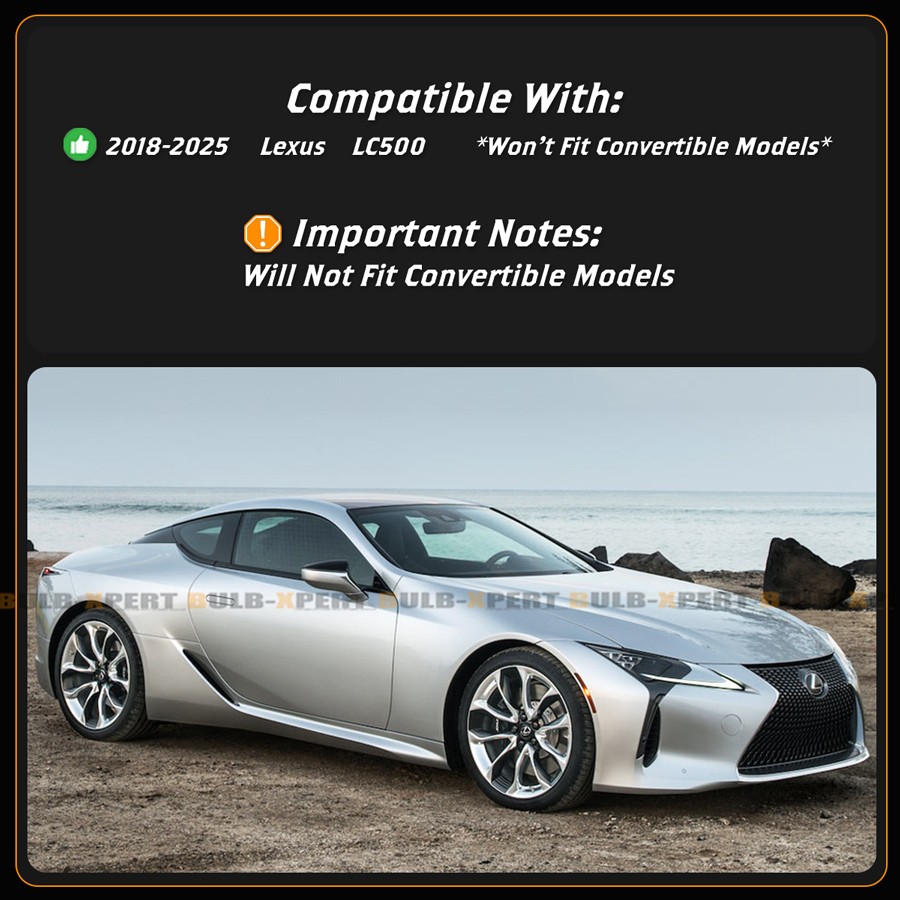 For 18-25 Lexus LC500 CTM Real Carbon Fiber Highkick Duckbill Trunk ...