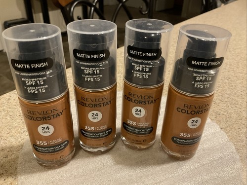 REVLON COLORSTAY 24hrs Foundation SPF 15 COMBINATION/OILY SKIN 355 ...