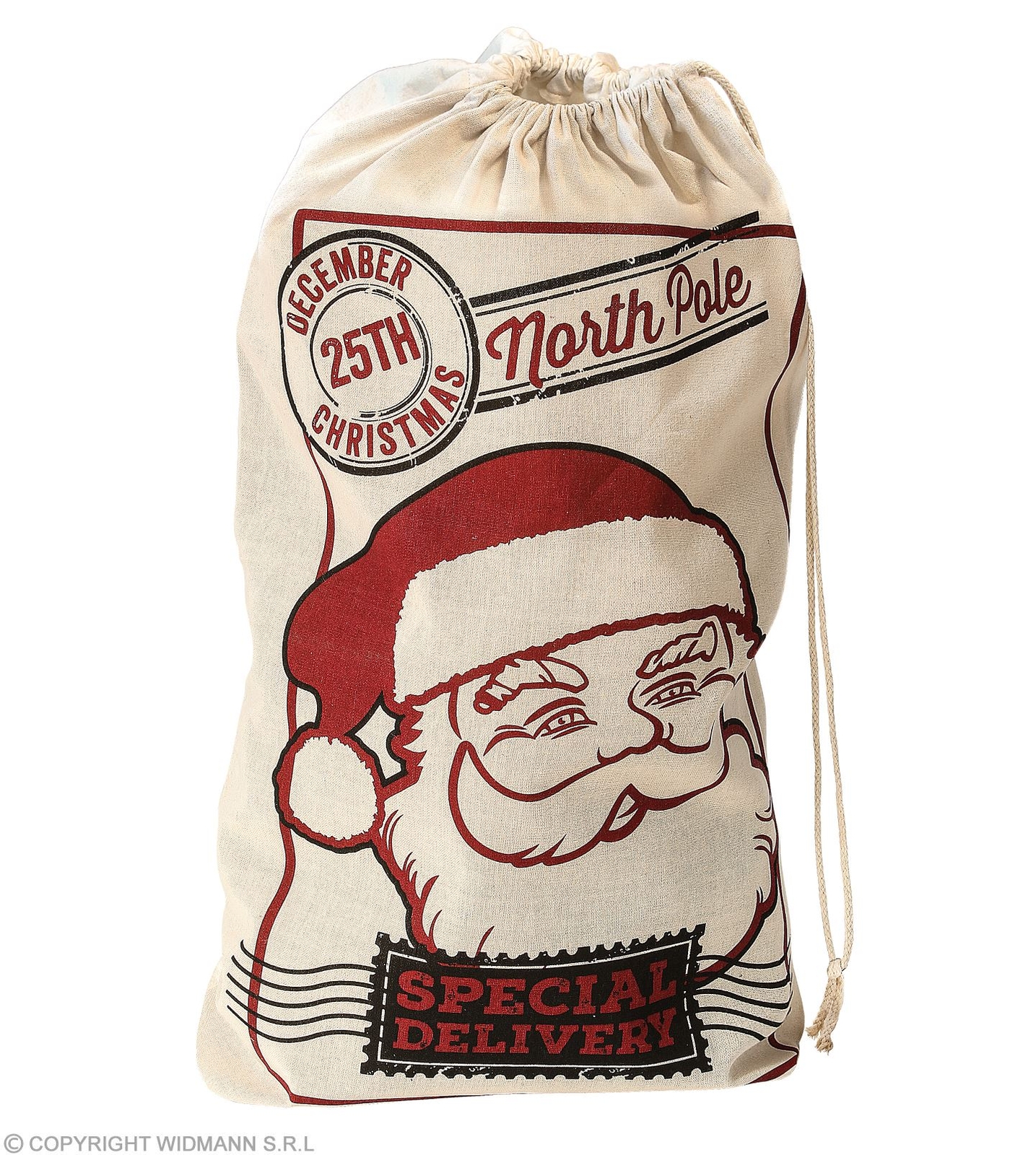 Weihnachtsmann Sack 50 x 80 cm aus Jute - Nikolaus Sack | eBay.de