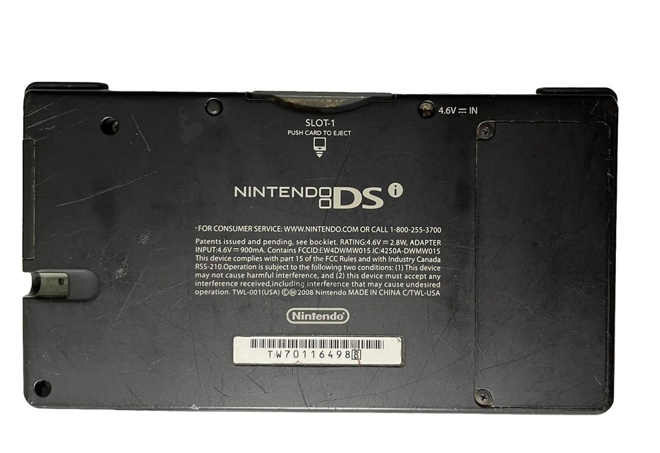 Nintendo DSi Matte Black Console and 11 Games Lot w/ Charger and ...
