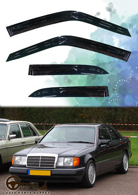 For Mercedes-Benz W124 86-95 Deflector Window Visors Guard Vent Weather ...