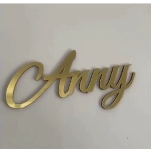 Custom Name Sign Personalised Acrylic Ply wood Wall Decor Letters Baby ...