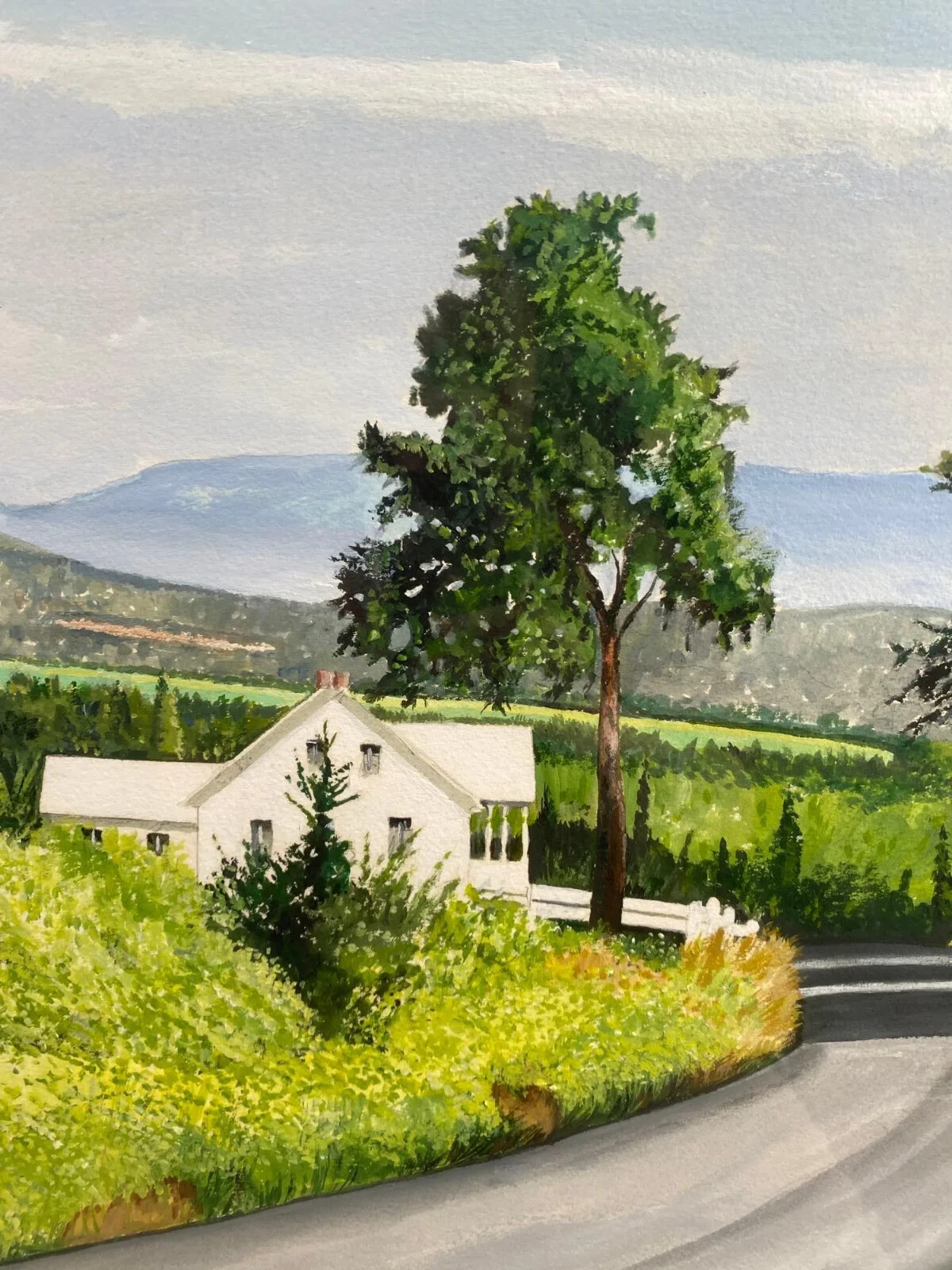 Virginia Shenandoah Mountain Road Original Watercolor by George Parr | eBay