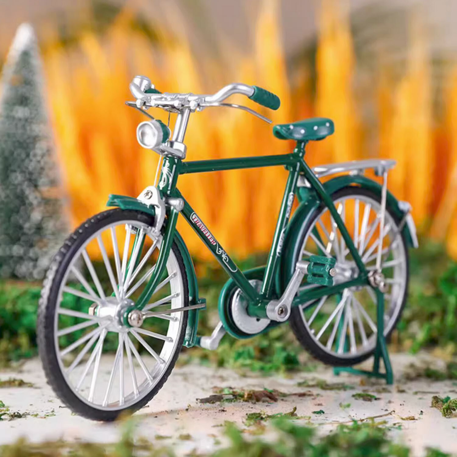 1:10 Scale Diecast metal bike bicycle model Green Color | eBay