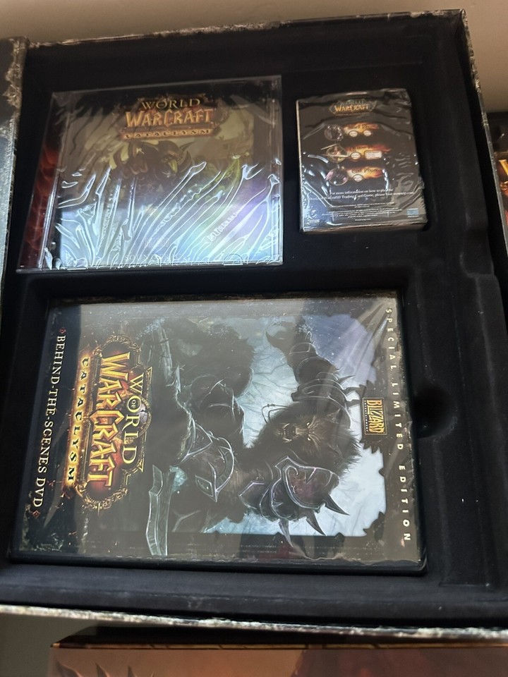 🔥 World of Warcraft: CATACLYSM -100% COMPLETE Collectors Edition USED ...