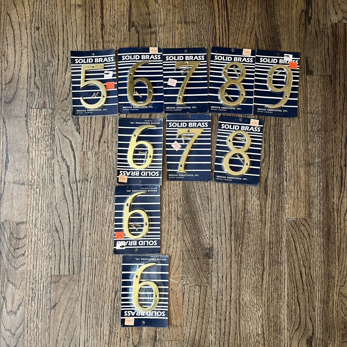 Vintage Numbers 1 10 Numbers Colourful Set In 3d Italic Vintage Style